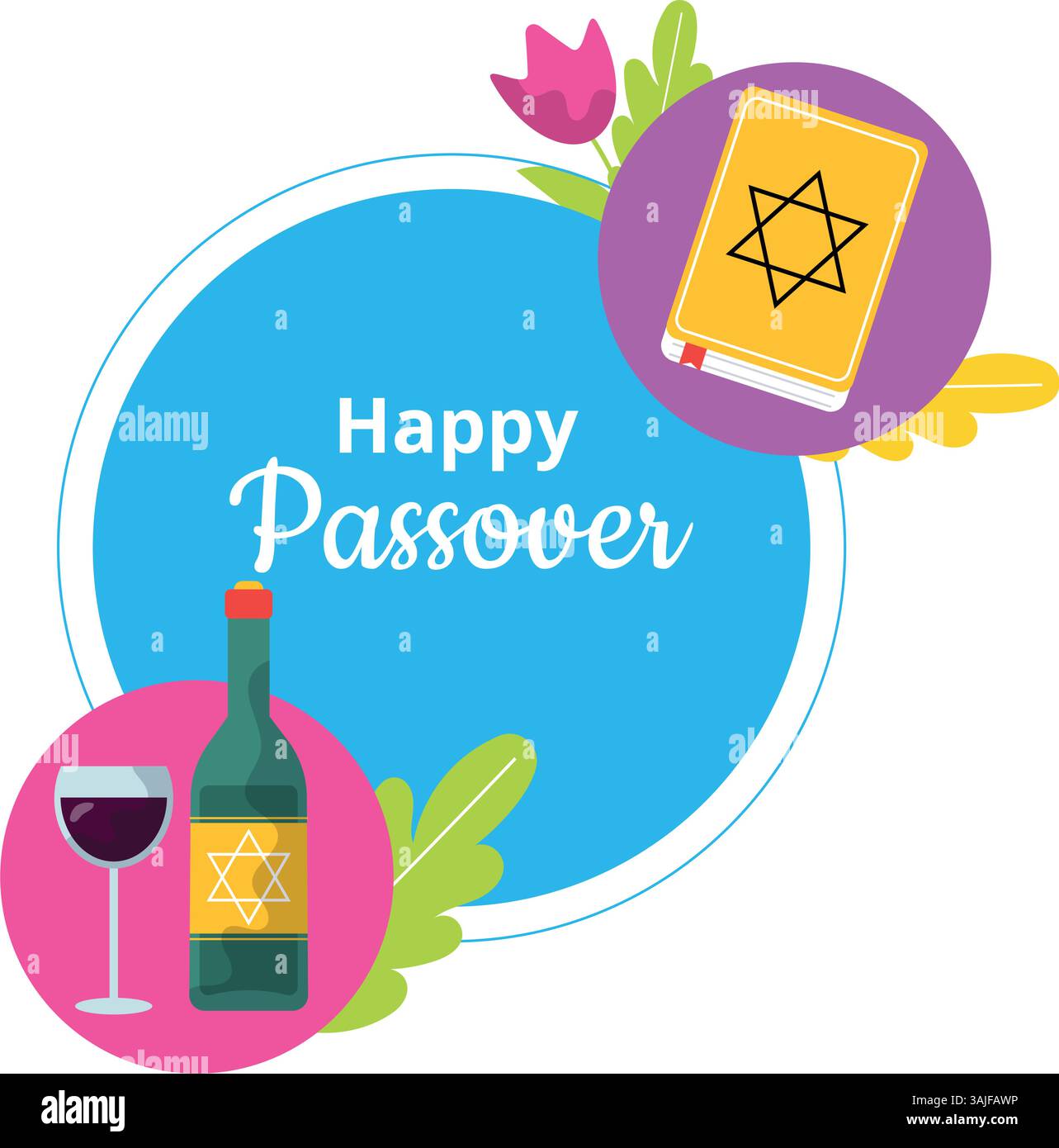 Happy Passover cartoon vector illustration Stock Vector Image & Art - Alamy