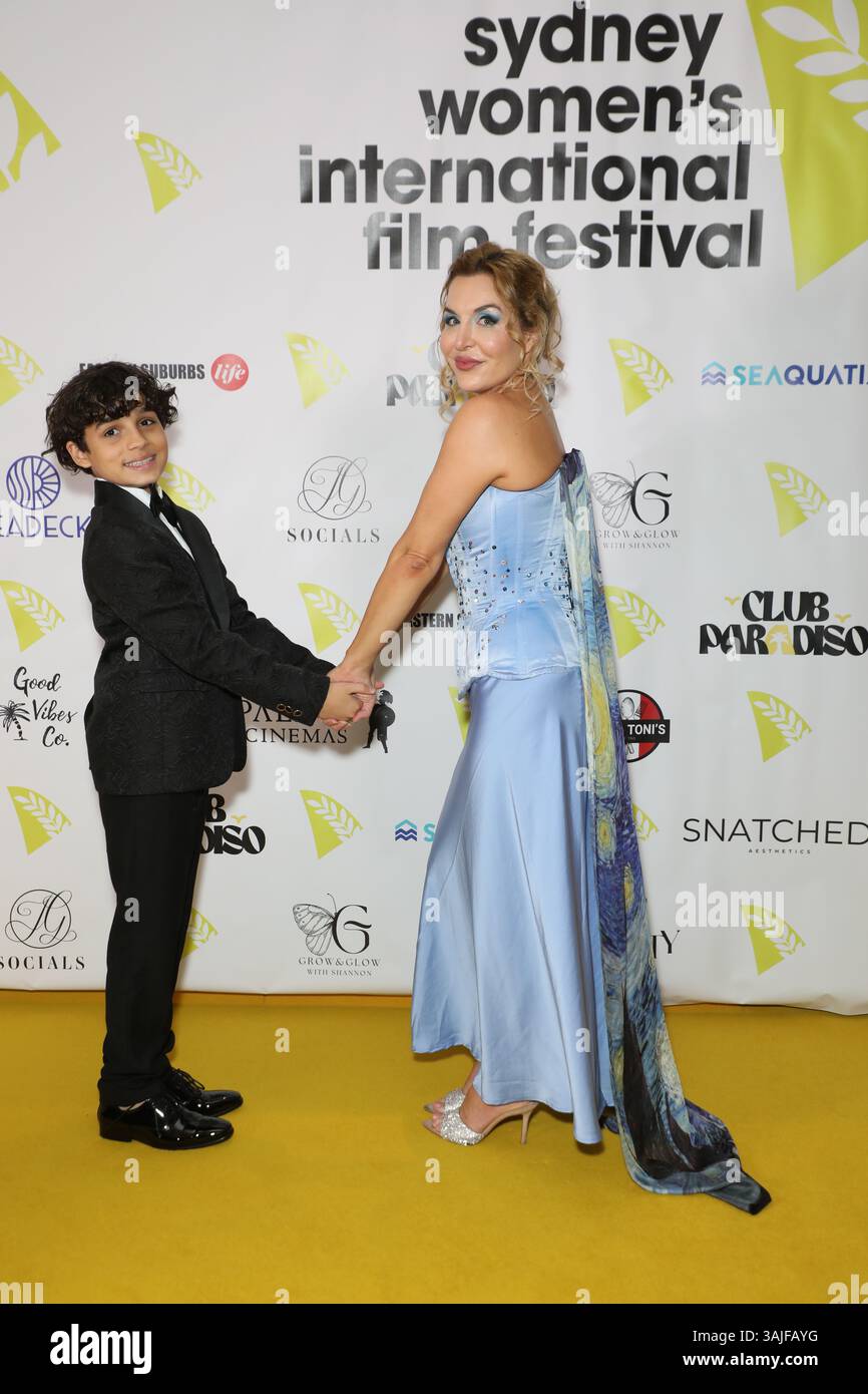 Sydney, Australia. 11th April 2025. Atreyu McCann and Clare McCann ...