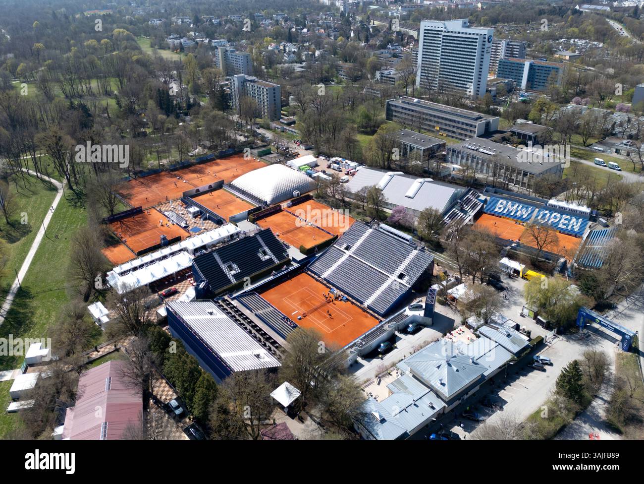 Munich, Germany. 11th Apr, 2025. Tennis: ATP Tour - Munich, opening press conference. The new ...
