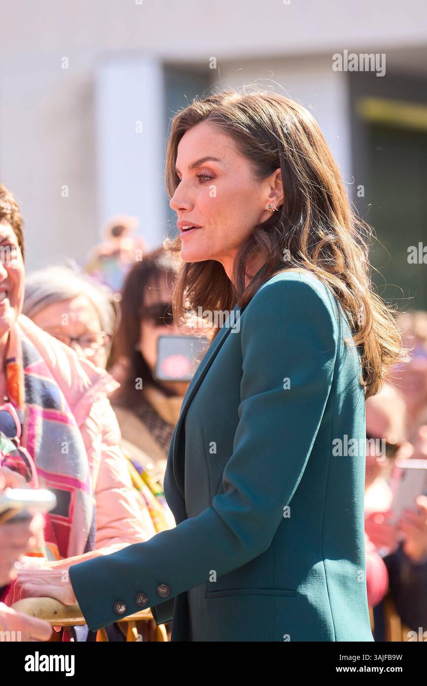 Leon. Spain. 20250411, Queen Letizia of Spain attends Princess of Girona Award ‘CreaEmpresa 2025 ...