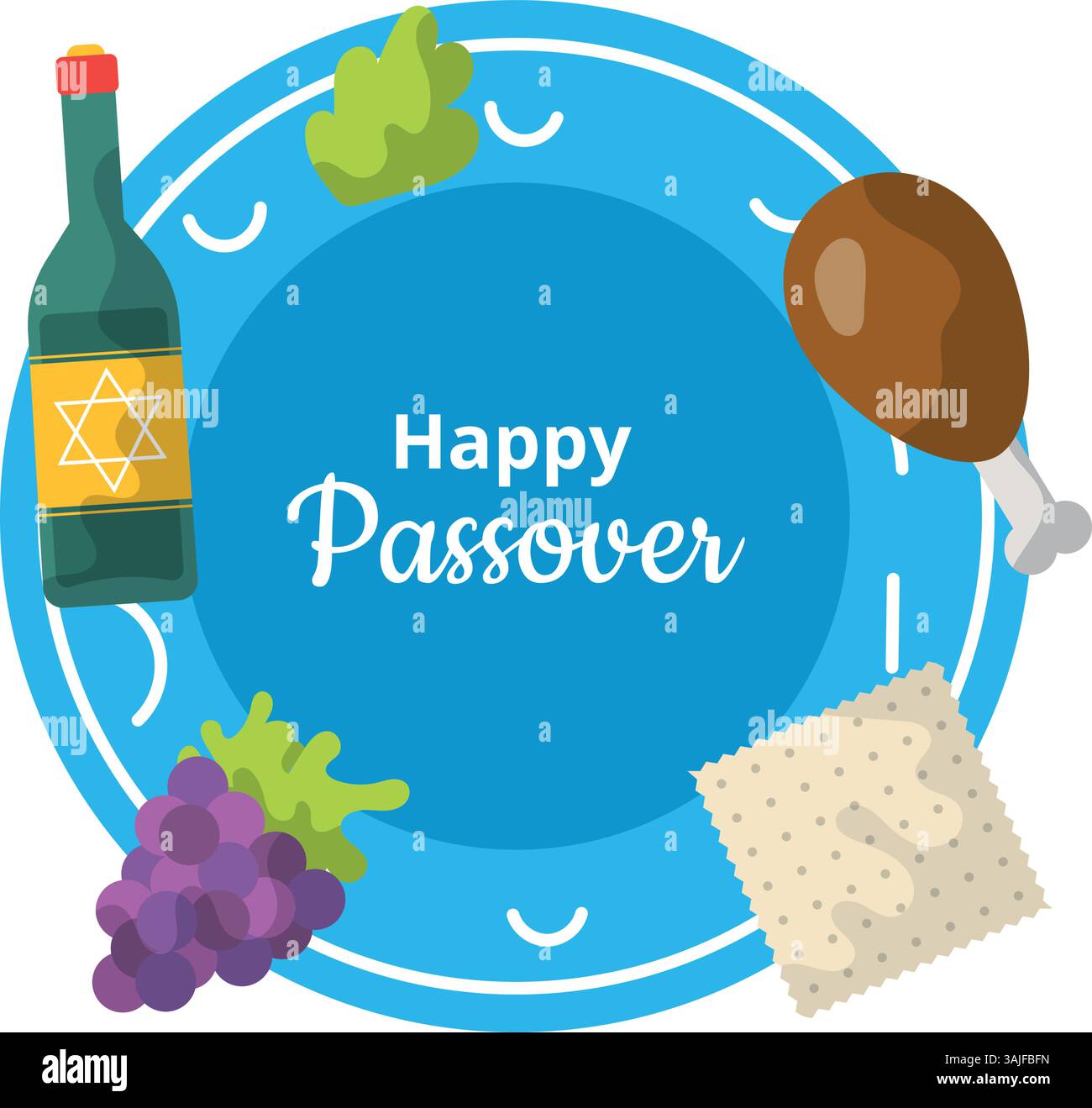 Happy Passover cartoon vector illustration Stock Vector Image & Art - Alamy
