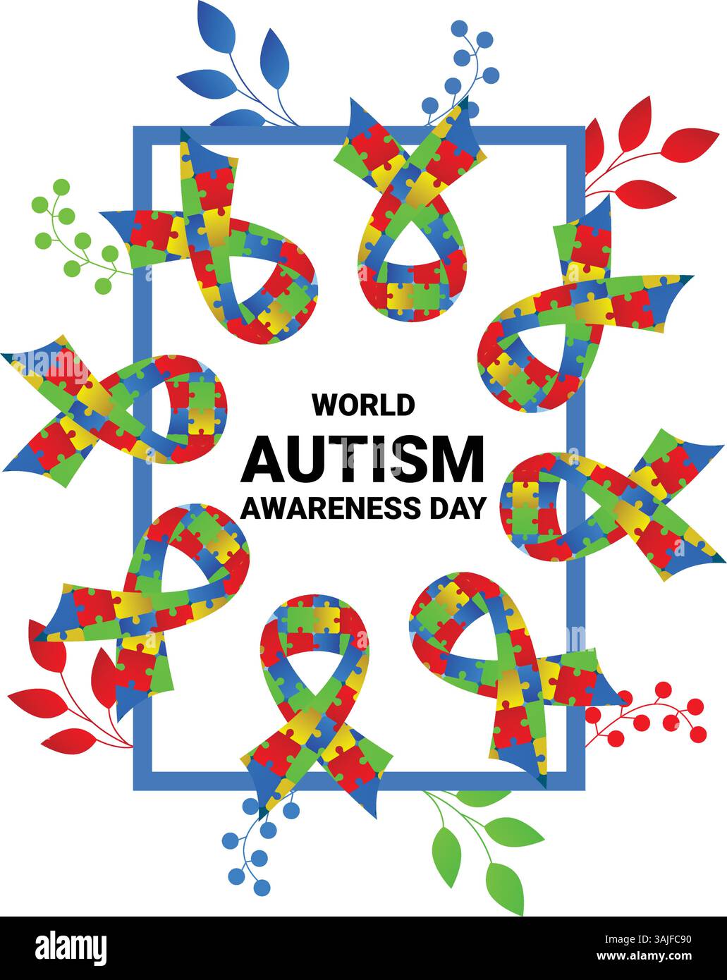 World autism awareness day, vector banner Stock Vector Image & Art - Alamy