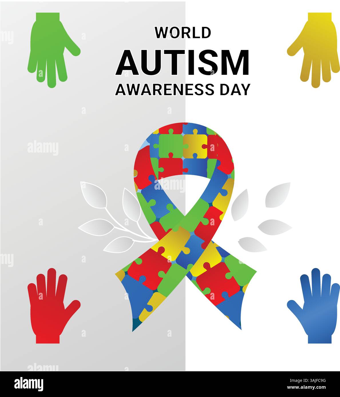 World autism awareness day, vector banner Stock Vector Image & Art - Alamy