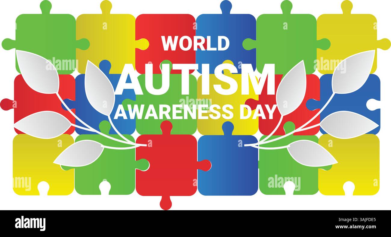 World autism awareness day, vector banner Stock Vector Image & Art - Alamy