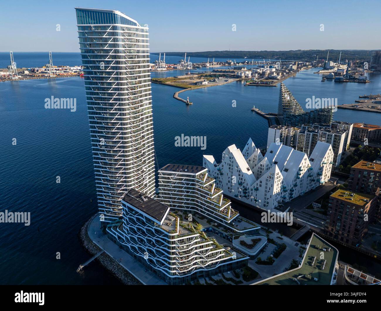 Aarhus Island - Aarhus o - Lighthouse UK Caption: Newly developed part ...