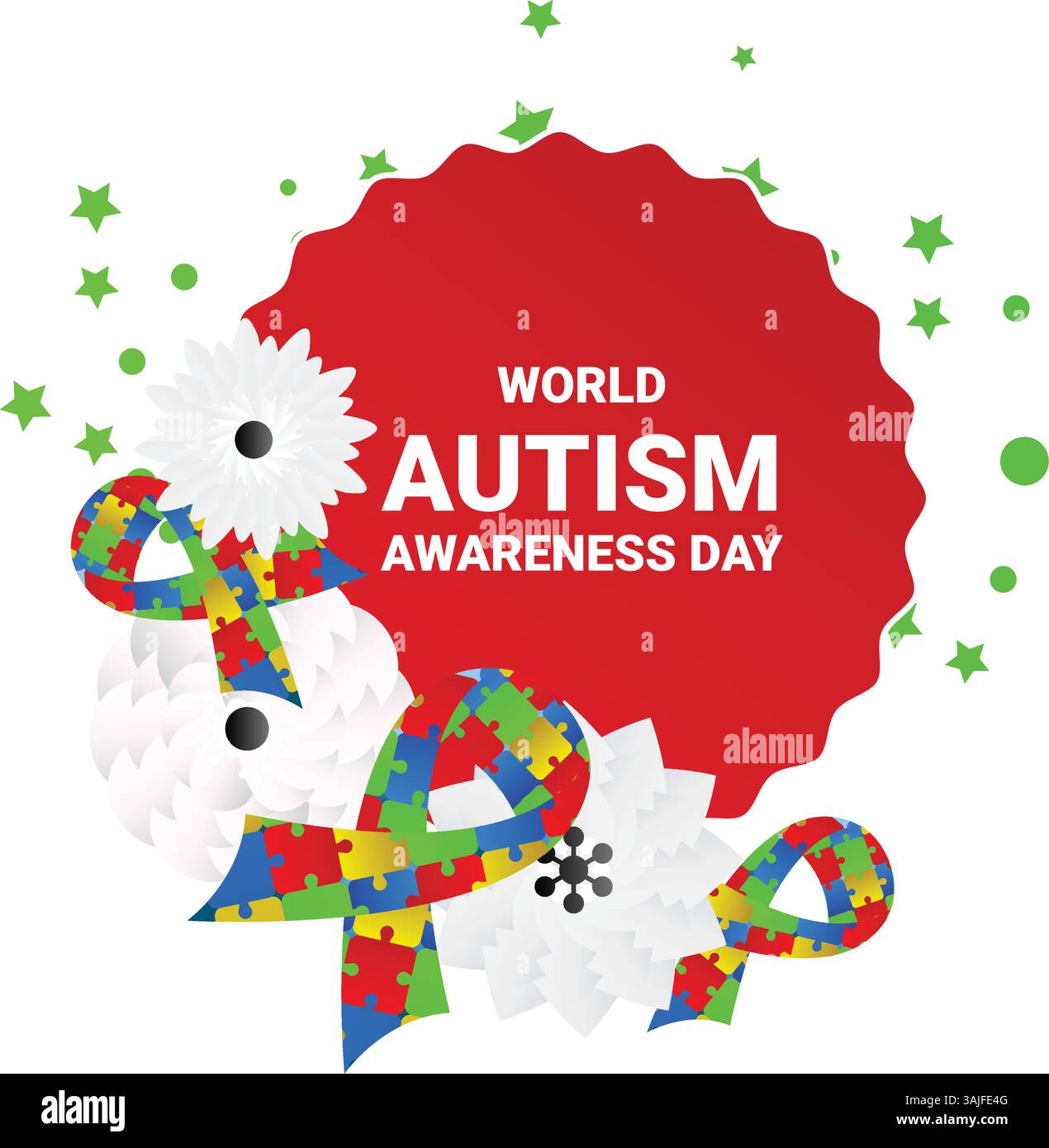 World autism awareness day, vector banner Stock Vector Image & Art - Alamy