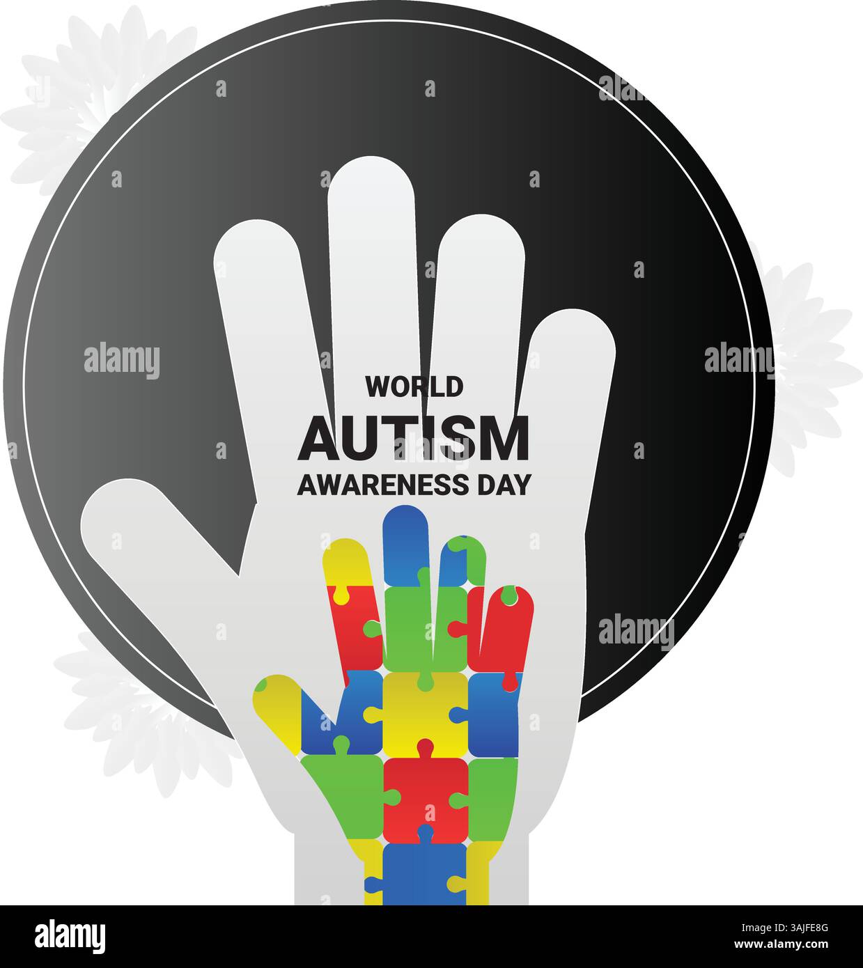 World autism awareness day, vector banner Stock Vector Image & Art - Alamy