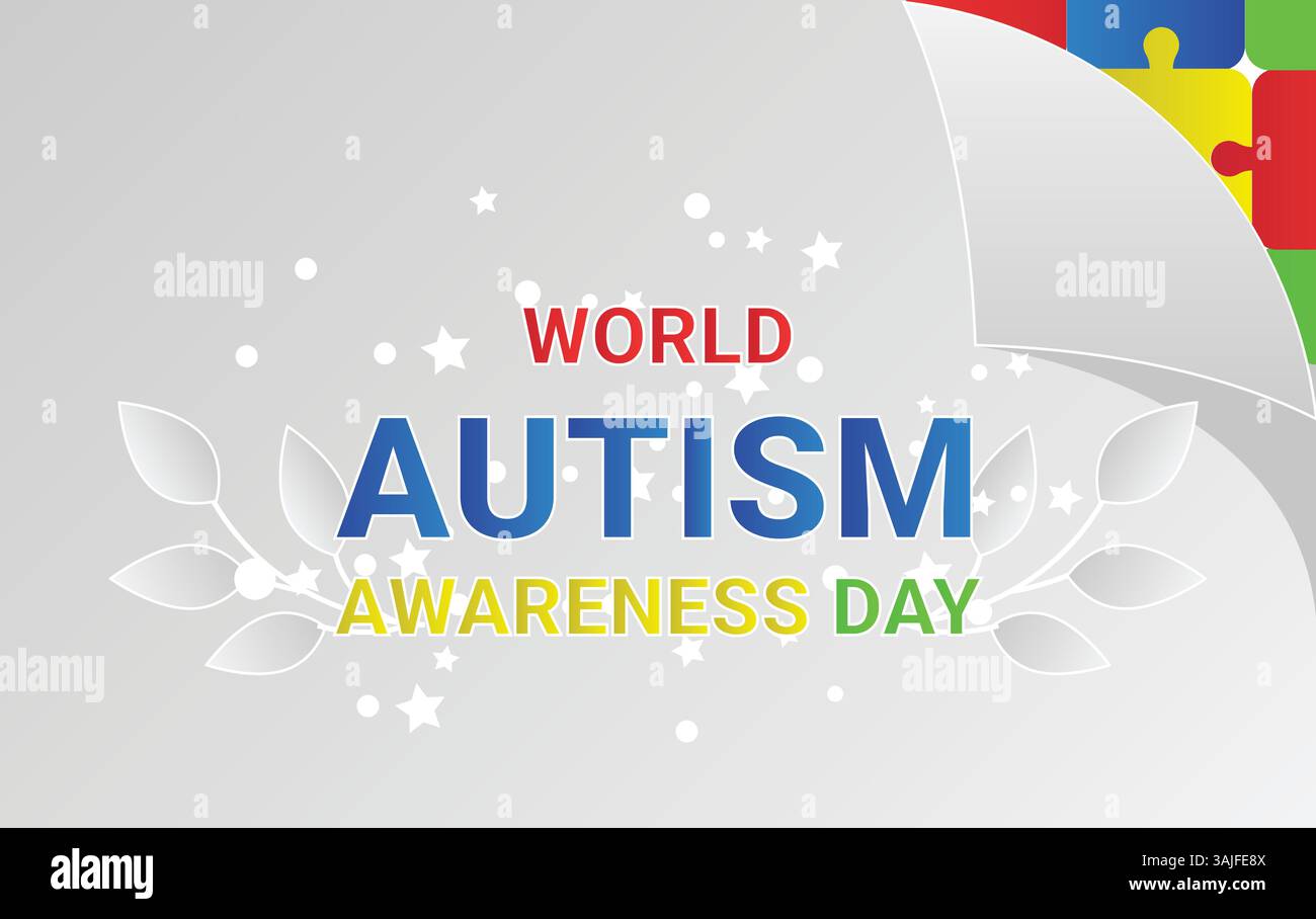World autism awareness day, vector banner Stock Vector Image & Art - Alamy