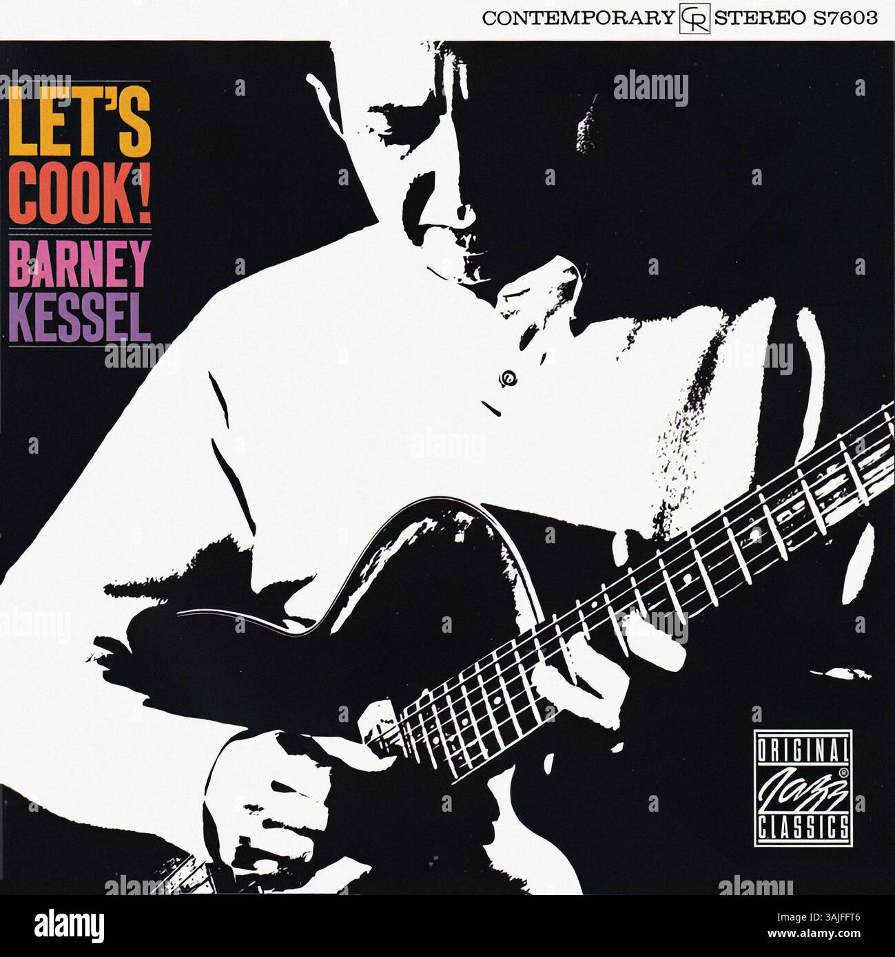 Barney Kessel - Let's Cook! - Vintage jazz record cover Stock Photo - Alamy
