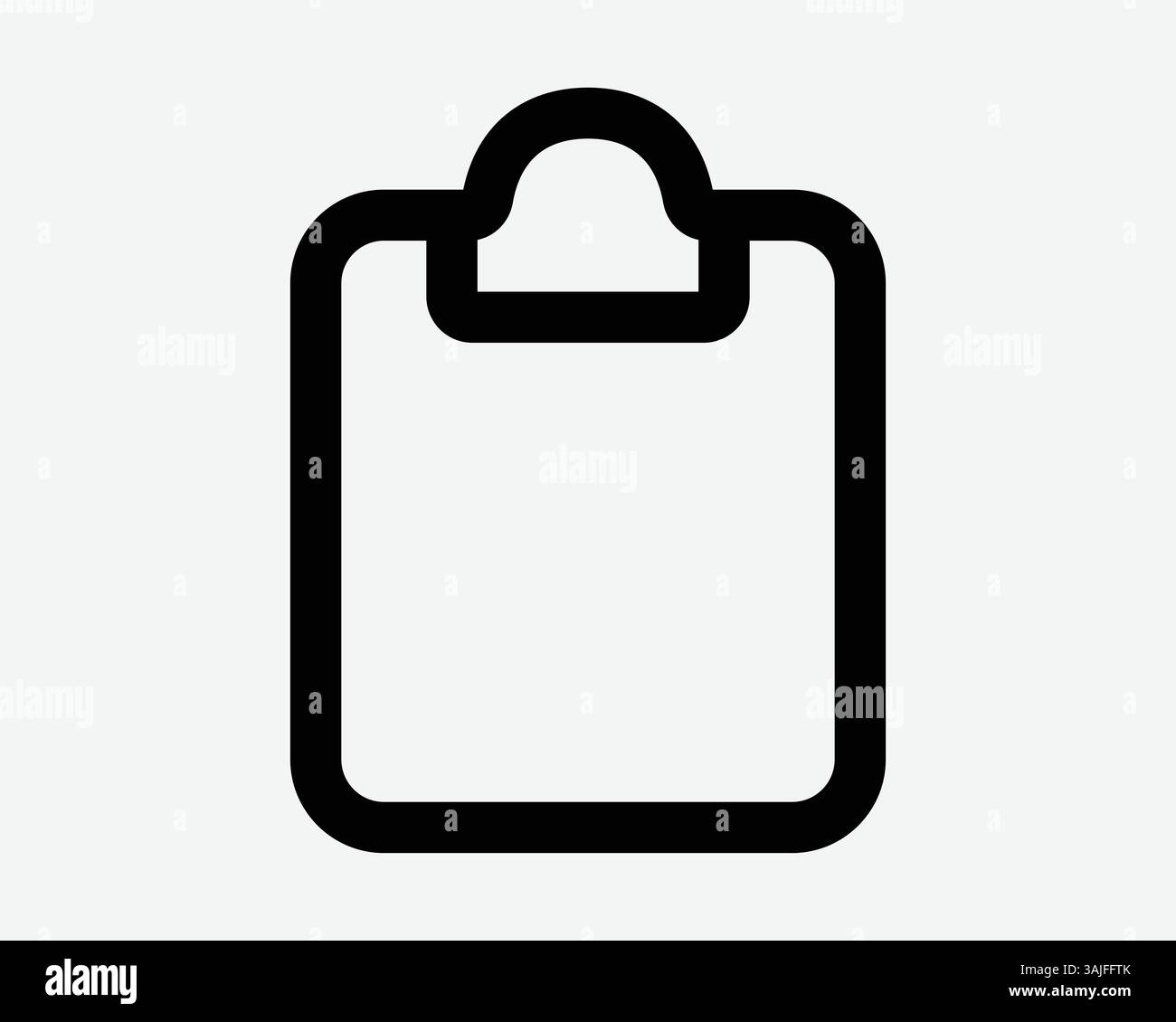 Notepad line icon outline Black and White Stock Photos & Images - Alamy