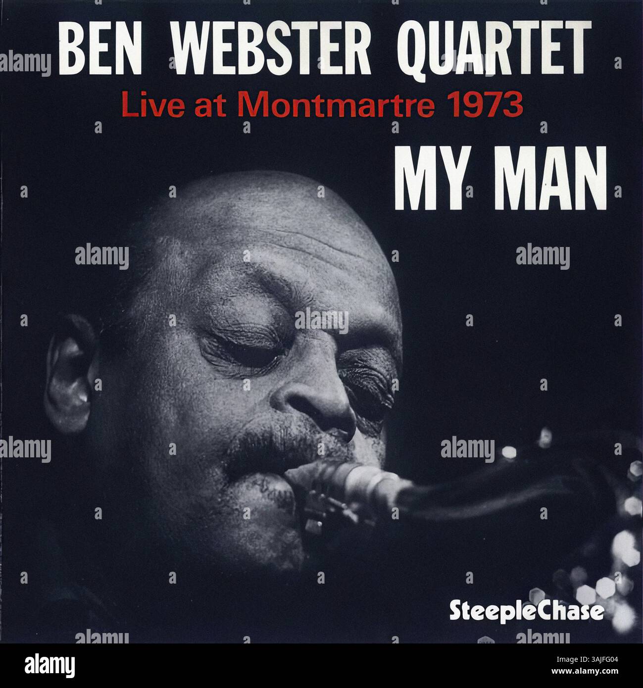 Ben Webster - My Man - Vintage jazz record cover Stock Photo - Alamy