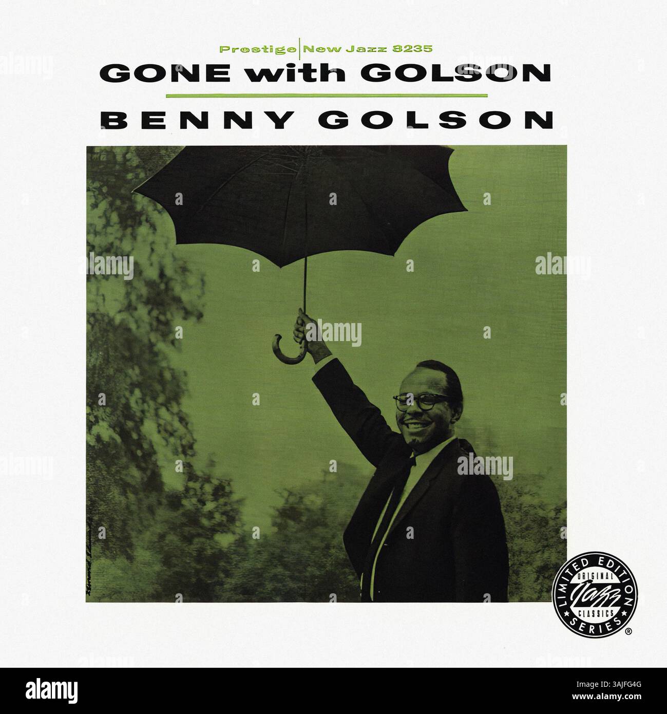 Benny Golson - Gone With Golson - Vintage jazz record cover Stock Photo ...