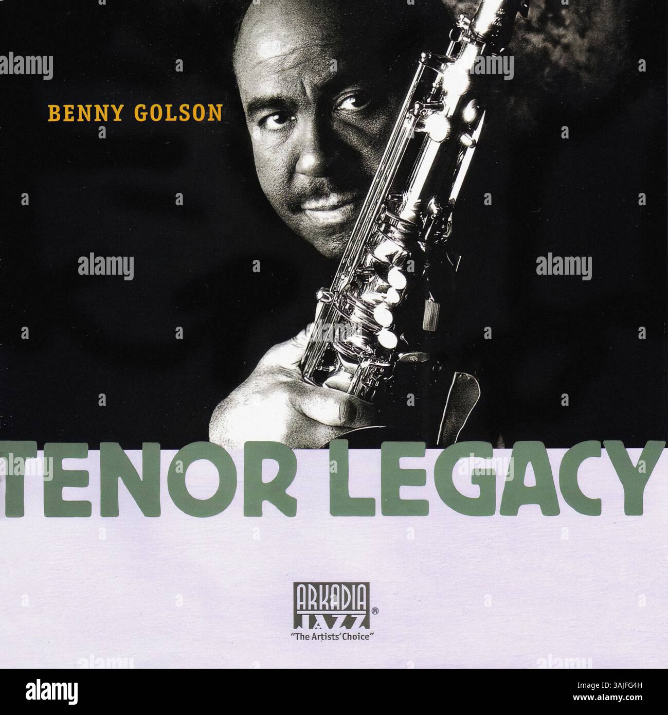 Benny Golson - Tenor Legacy - Vintage jazz record cover Stock Photo - Alamy