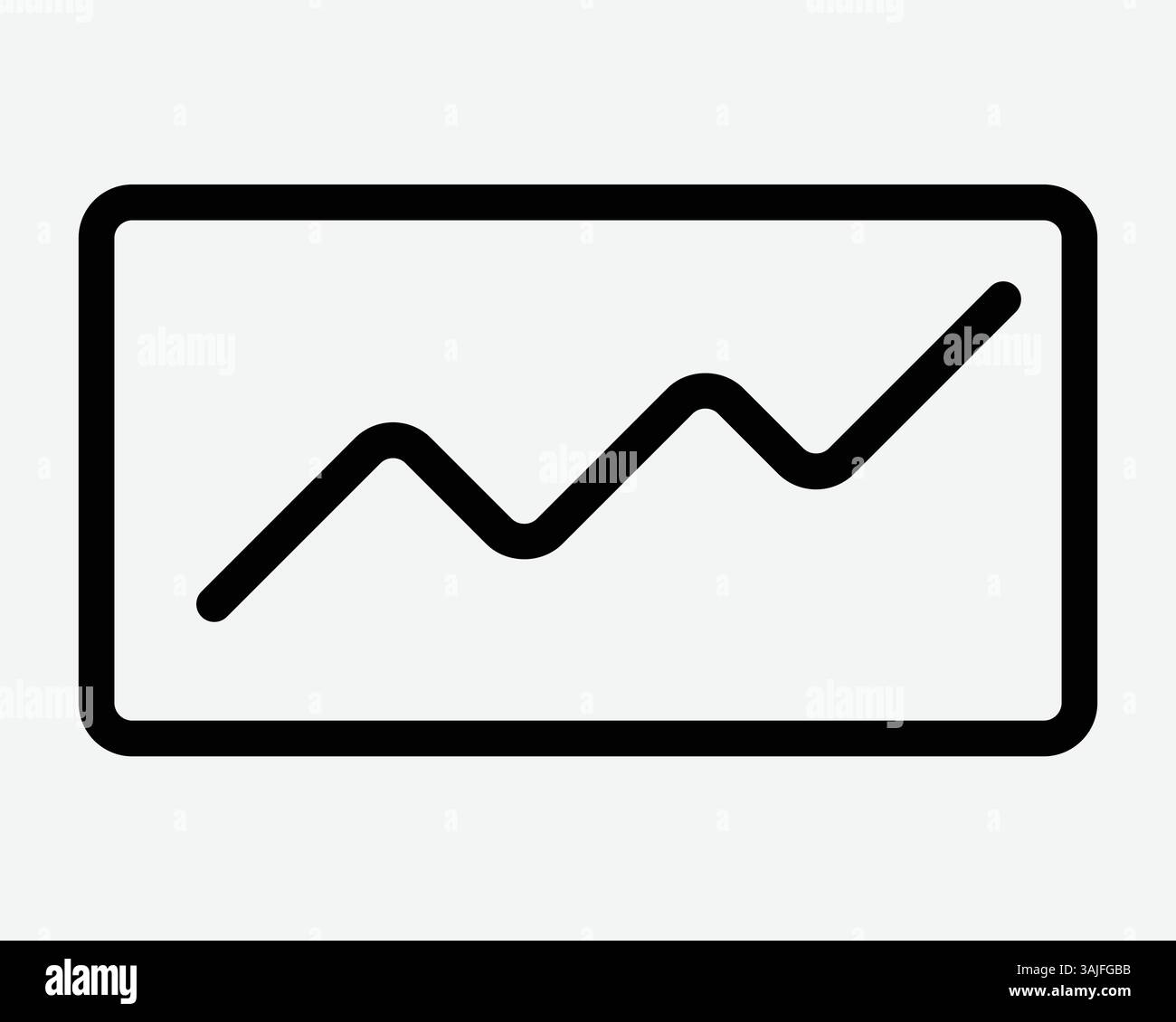 Sales report line icon Black and White Stock Photos & Images - Alamy