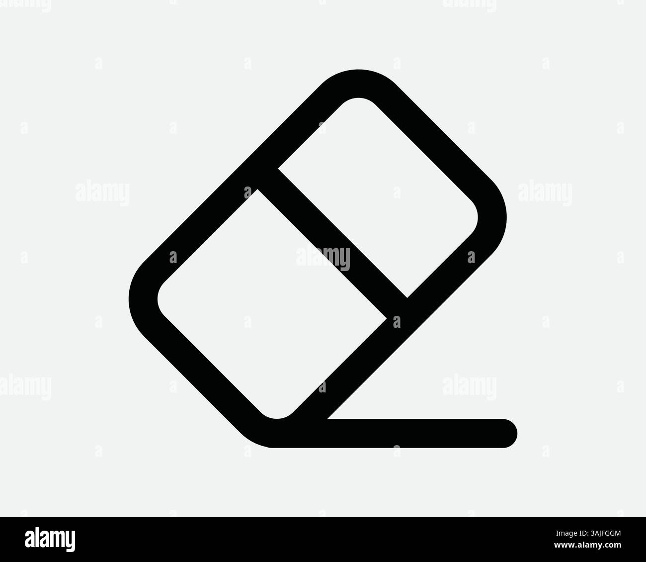 Erase Icon Eraser Delete Remove Editor Line Sign Symbol Outline Draw ...