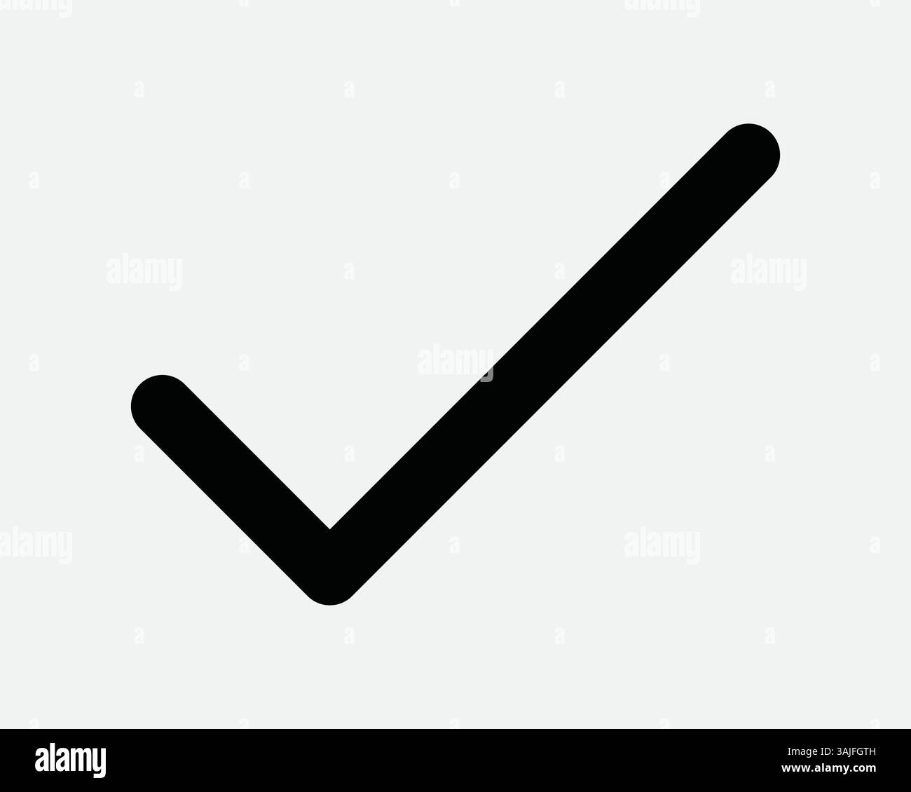 Tick Checkmark Correct Sign Verified Symbol Right Choice Vote Select Selection Vector Icon Stock ...