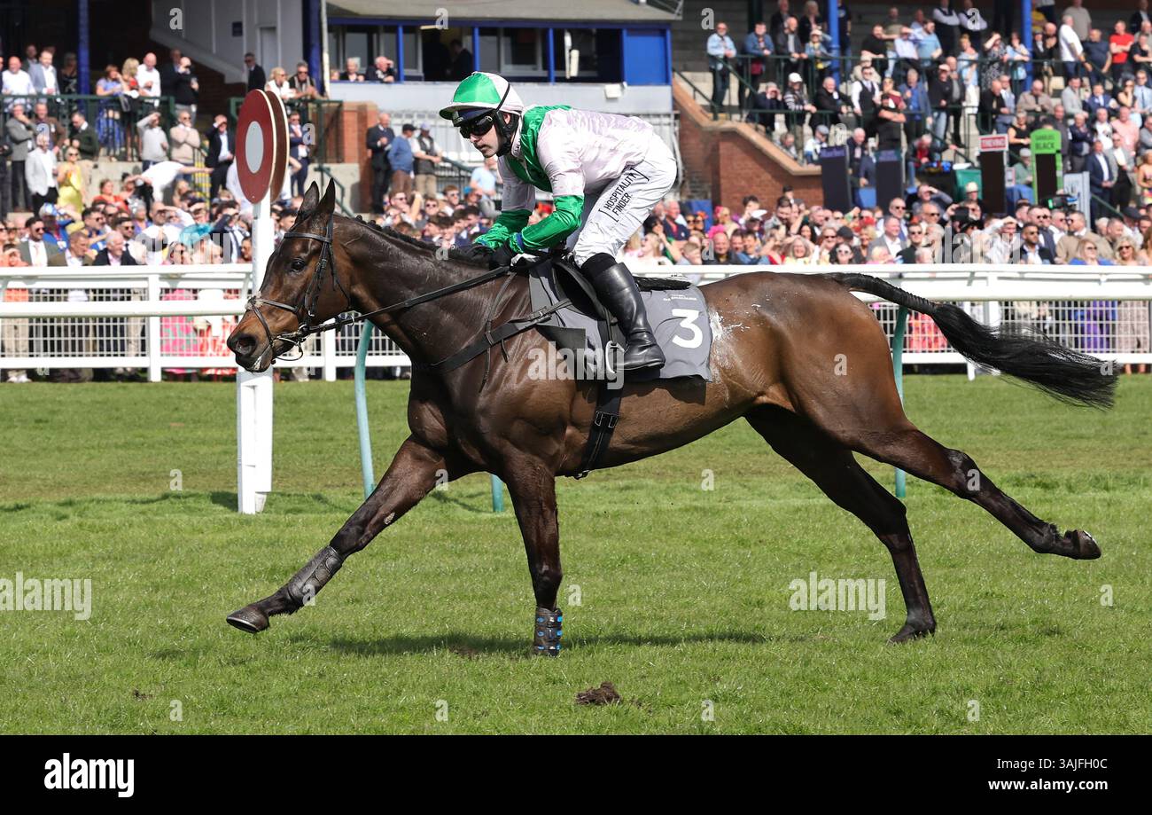 Wilful ridden by Jonjo O'Neill Jr on their way to winning the Slater ...