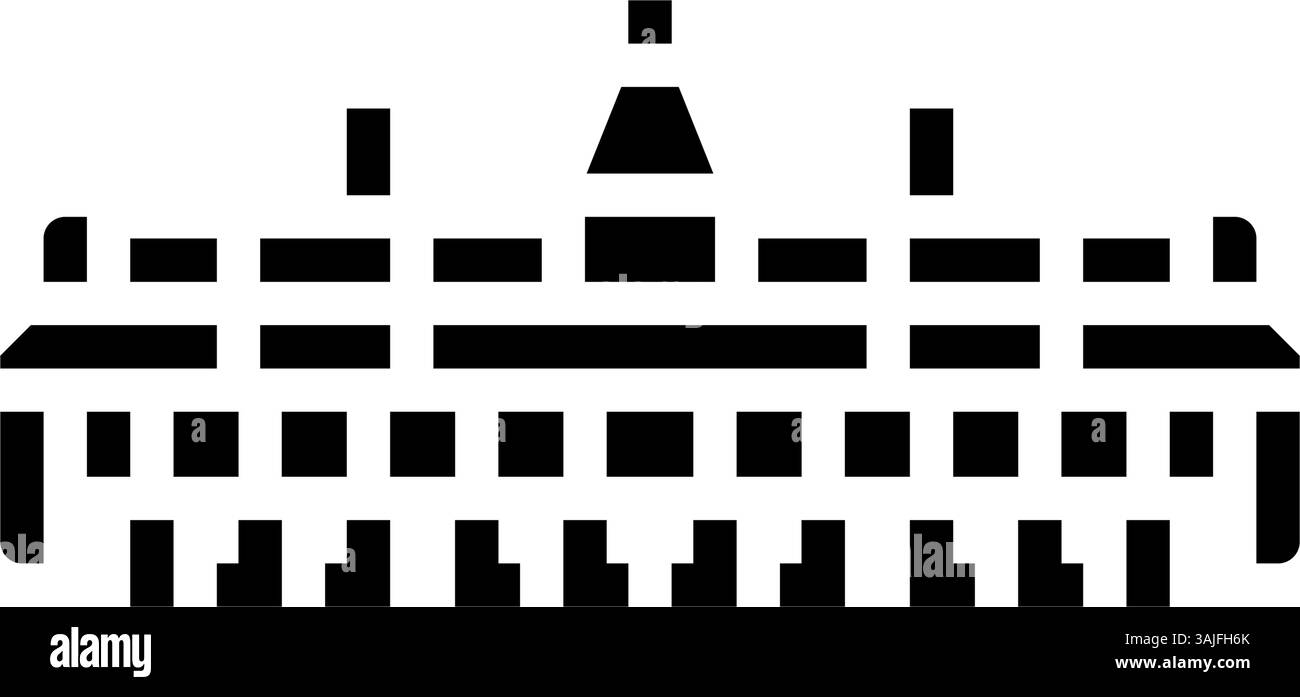 rotary tiller tractor glyph icon vector. rotary tiller tractor sign ...