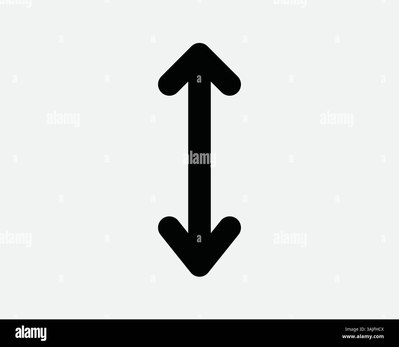 Up Down Arrow Icon Scale Arrowhead Point Pointer Lift Elevator Accend ...