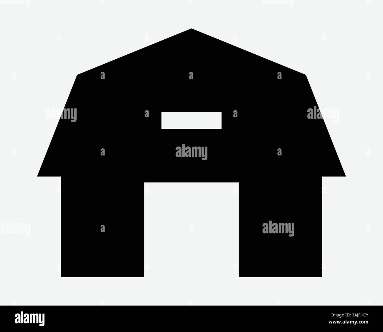 Barn Icon Farm Structure Farming House Stable Harvest Constriction ...