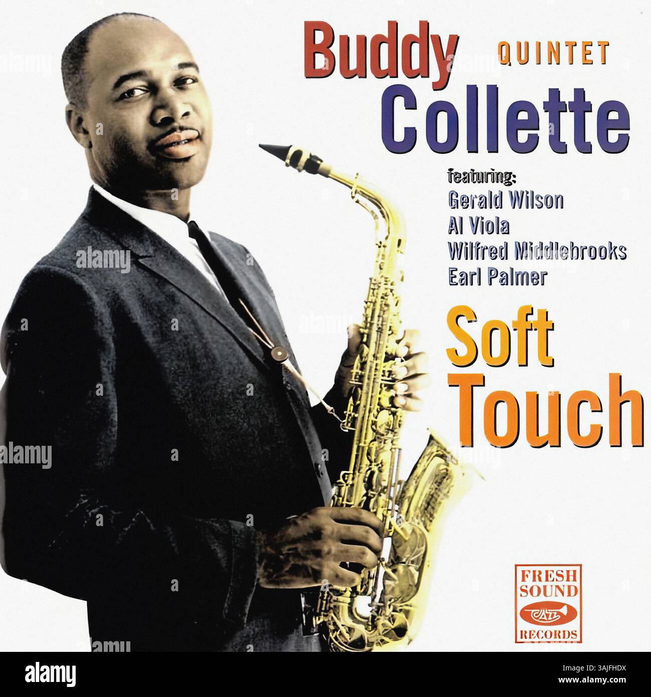 Buddy Collette - Soft Touch - Vintage jazz record cover Stock Photo - Alamy