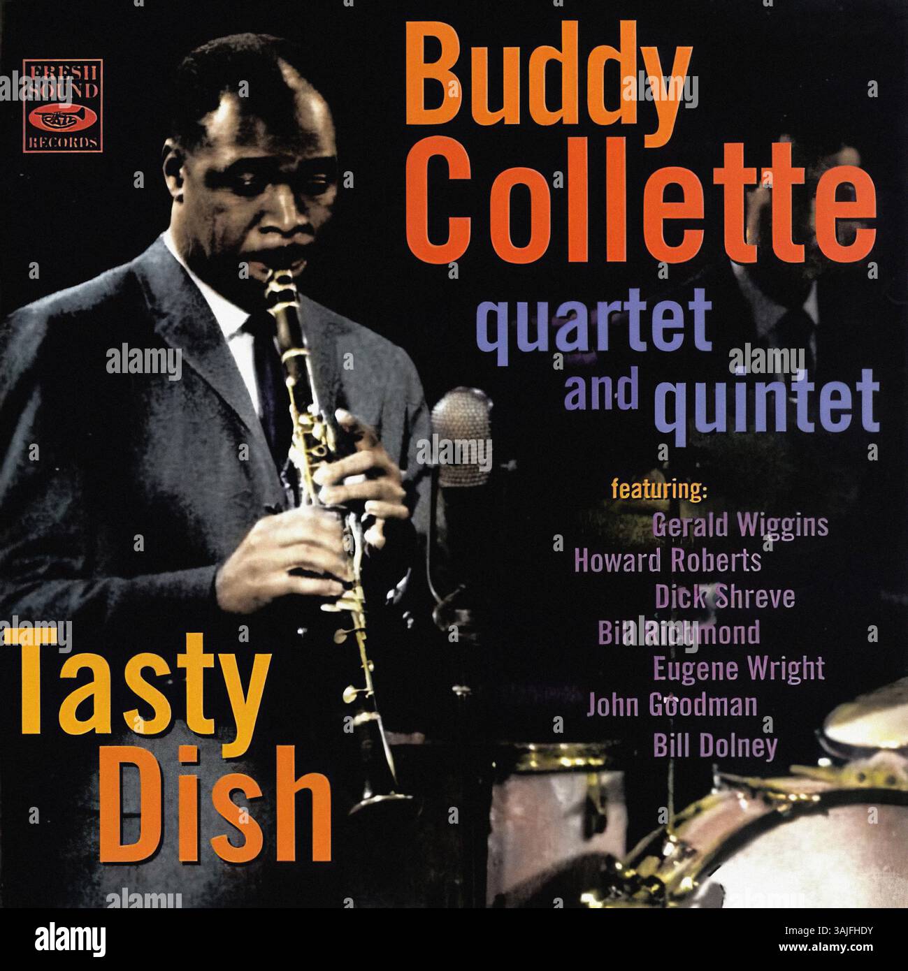 Buddy Collette - Tasty Dish - Vintage jazz record cover Stock Photo - Alamy