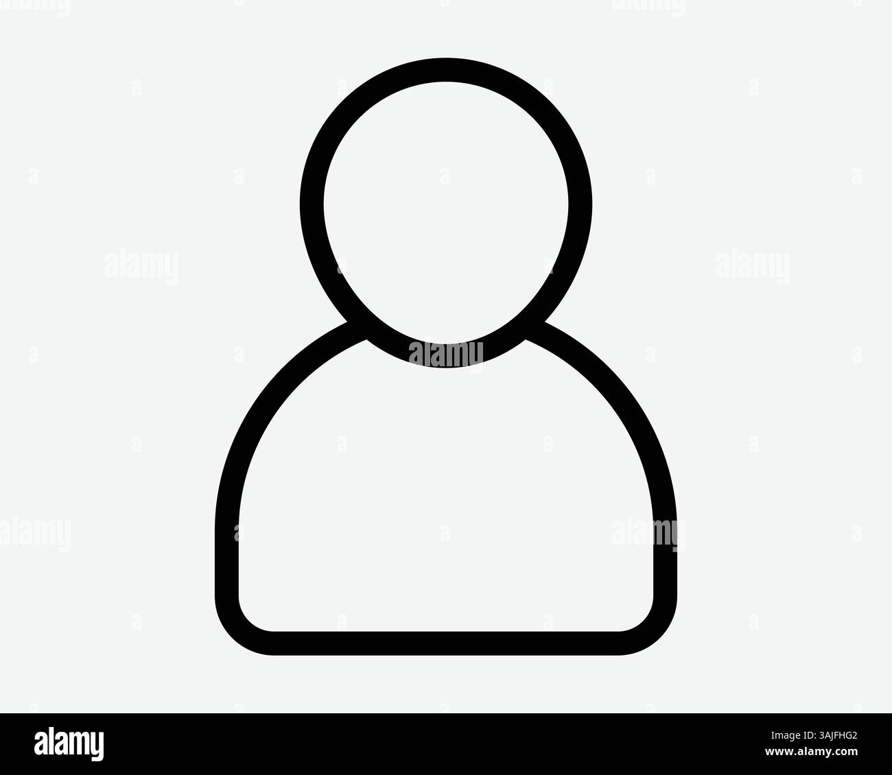 User Outline Symbol Profile Icon Account Admin Member Human Person ...