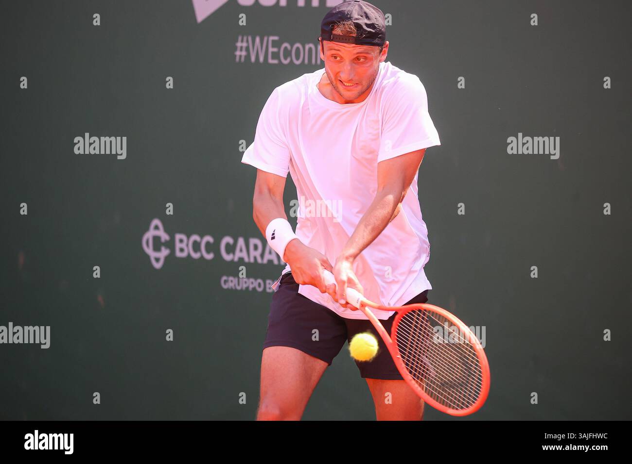 Monza, Italy. 11th Apr, 2025. Federico Arnaboldi during 2025 Monza ATP ...