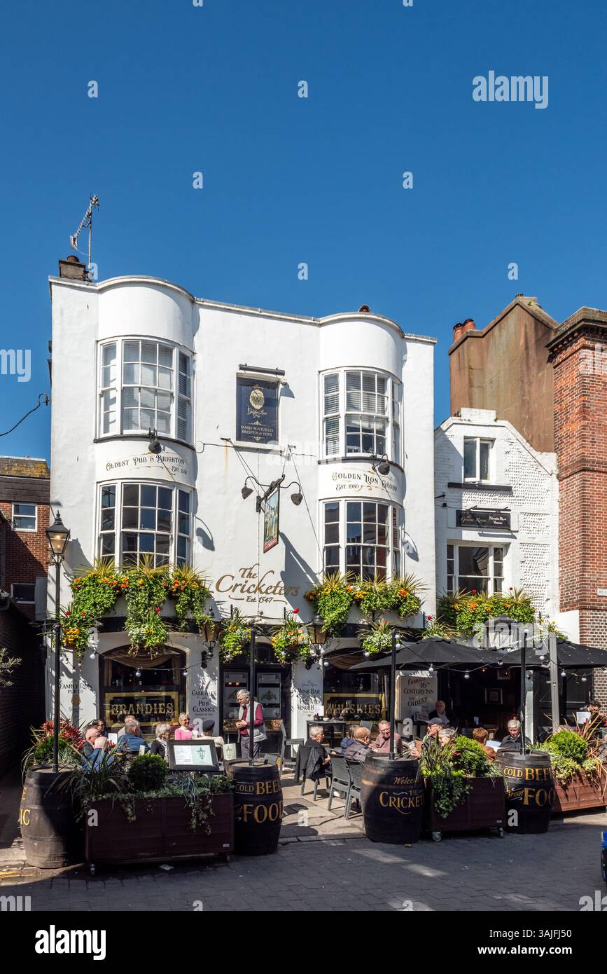 Brighton, April 11th 2025: The Cricketers public house Credit: Andrew ...