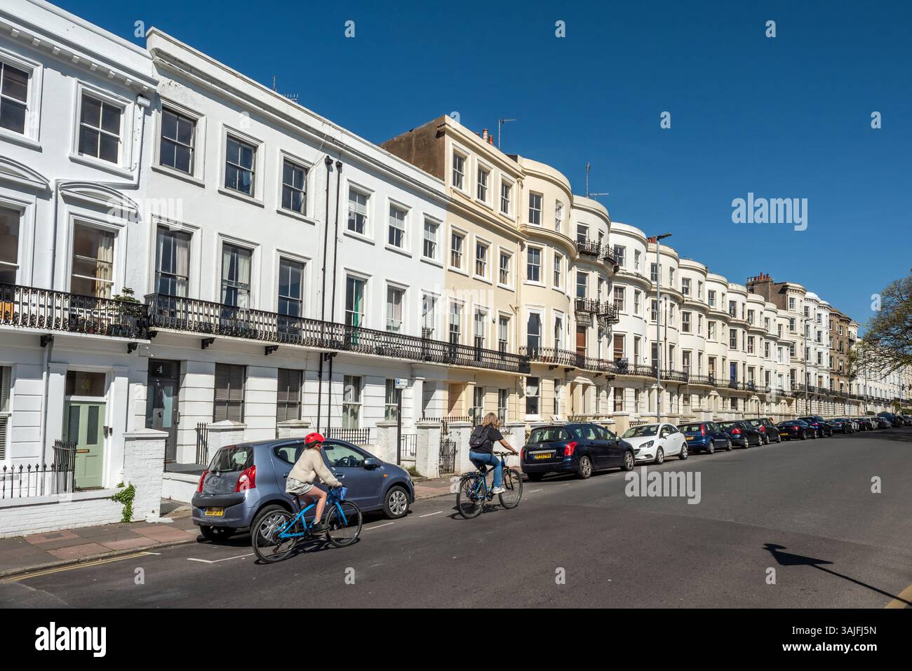Brighton, April 11th 2025: Houses and flats in the city centre Credit ...