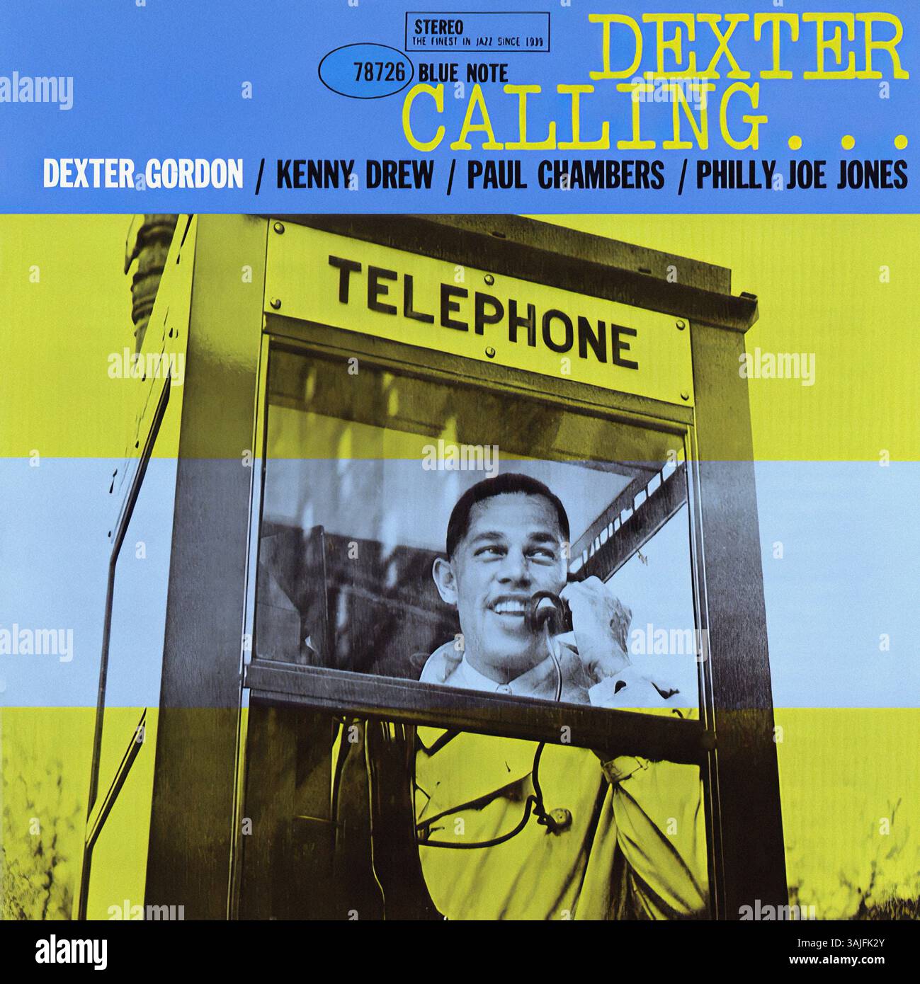 Dexter Gordon - Dexter Calling - Vintage jazz record cover Stock Photo ...