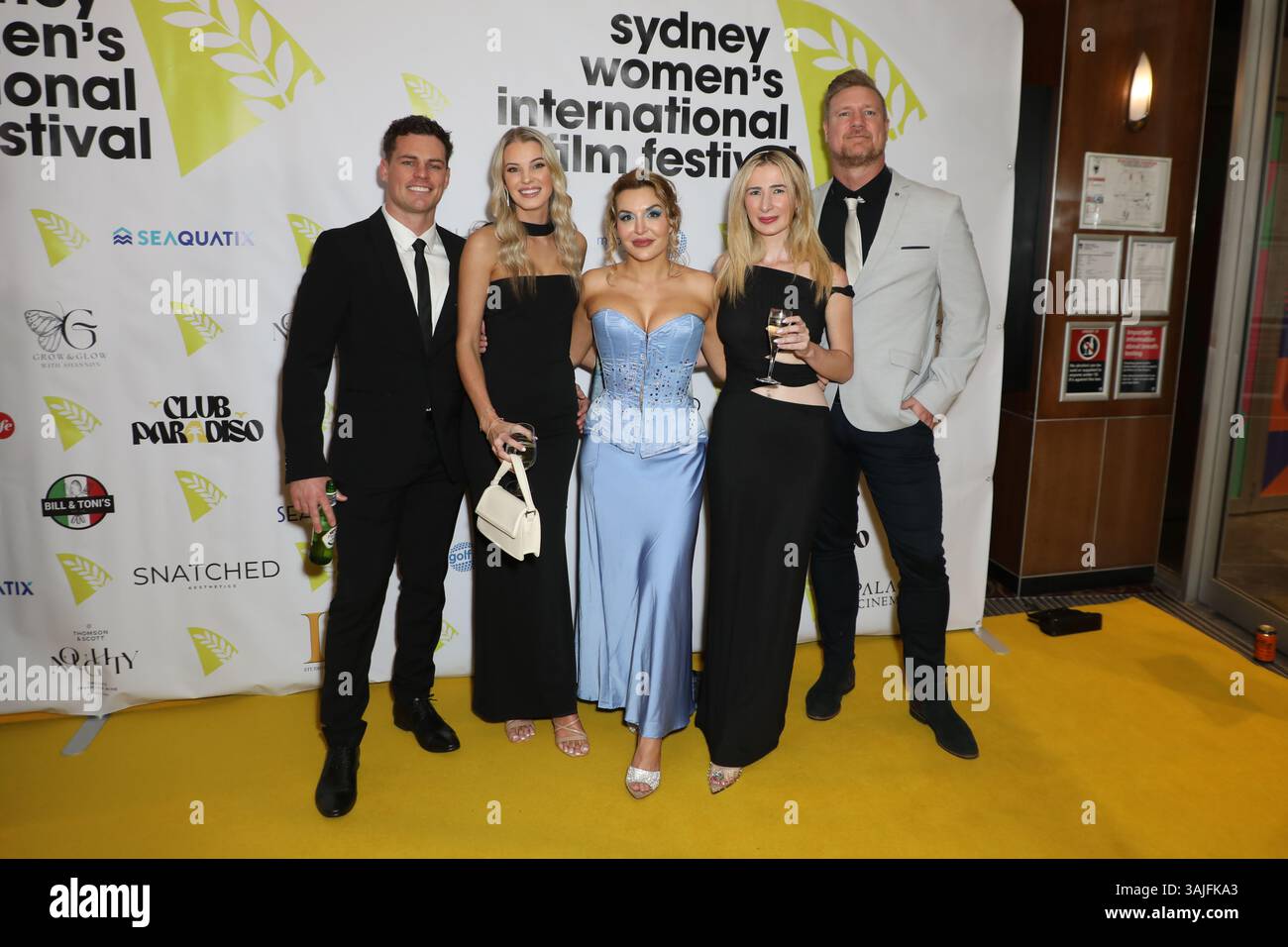 Sydney, Australia. 11th April 2025. L-R: tbc, tbc, Clare McCann, Aimee ...
