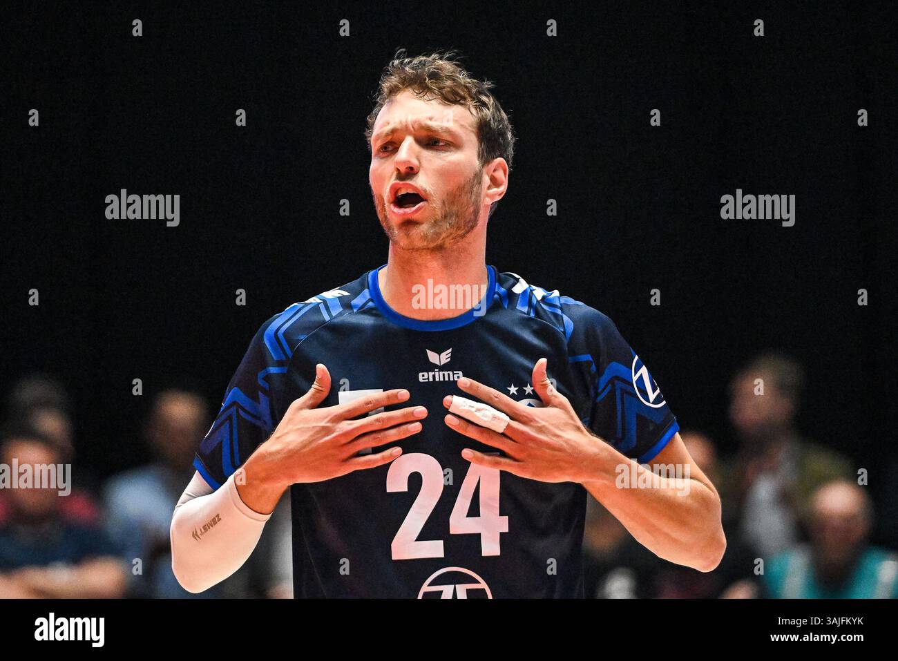 Friedrichshafen, Deutschland. 09th Apr, 2025. 09.04.2025, Spacetech Arena, Friedrichshafen, GER ...