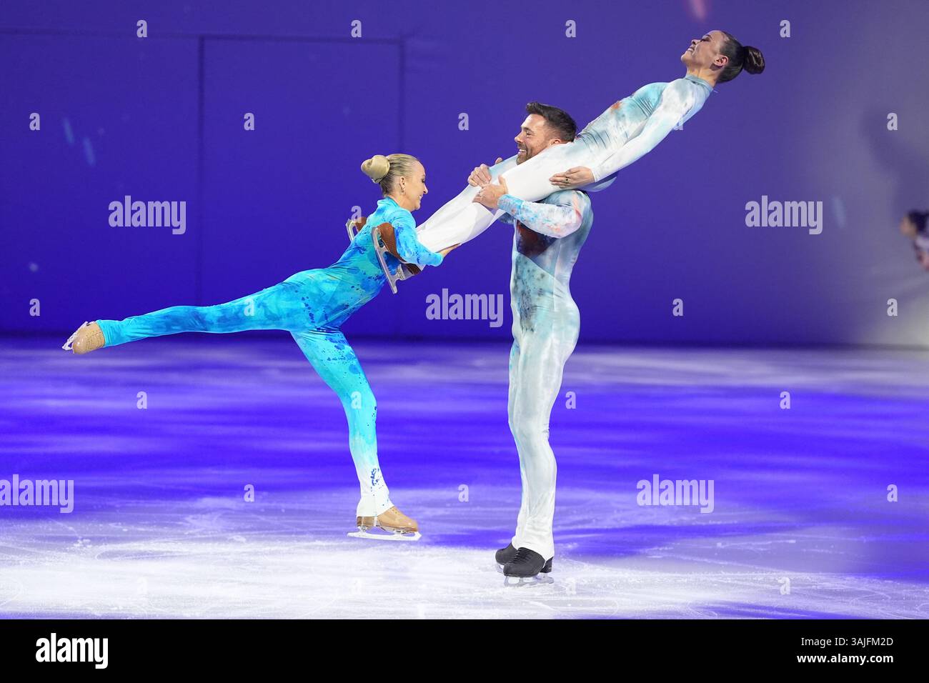 Dancers skate at Arena Square at Wembley Park ahead of the Jayne ...