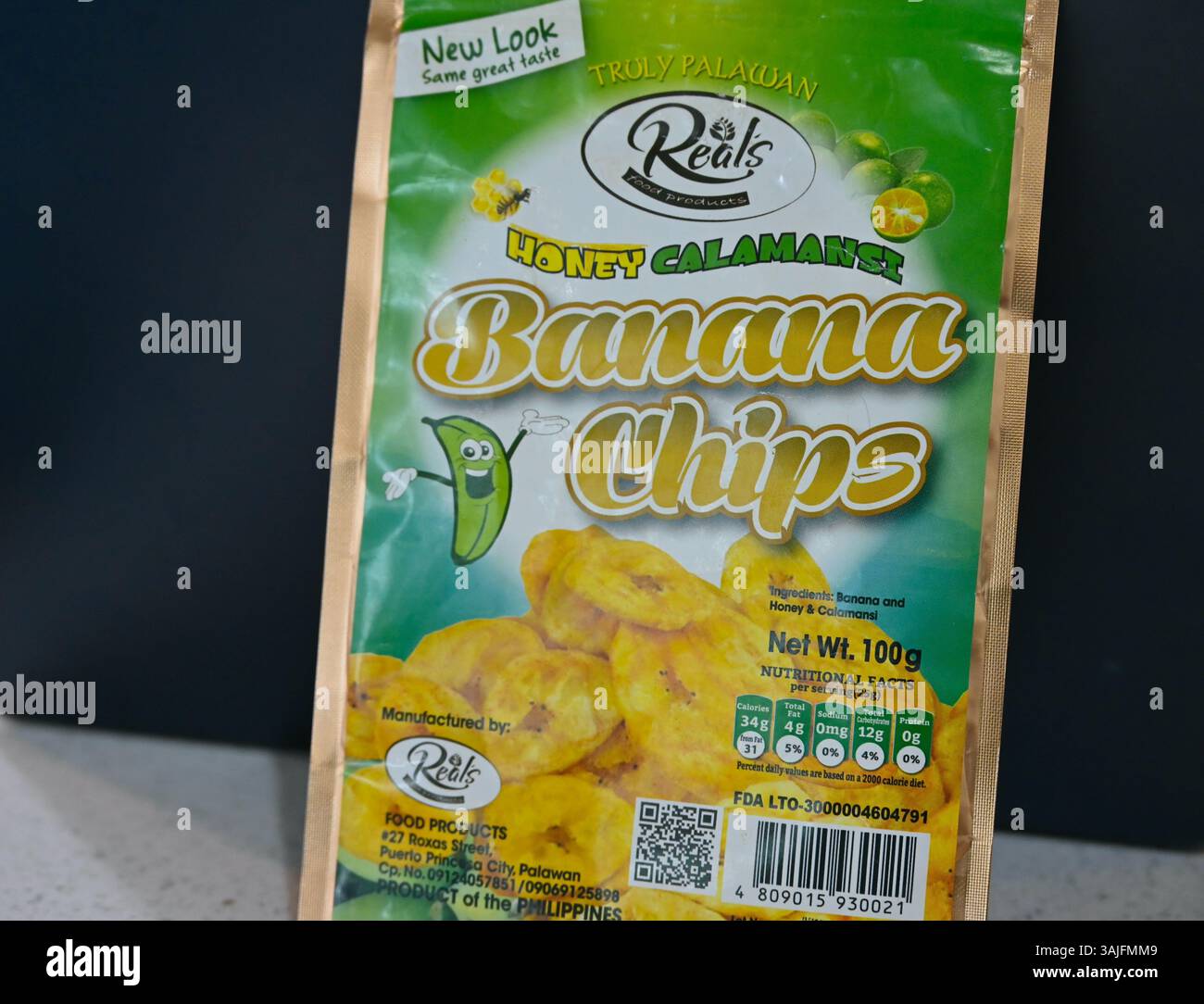 Banana chips from Palawan island Philippines Stock Photo - Alamy