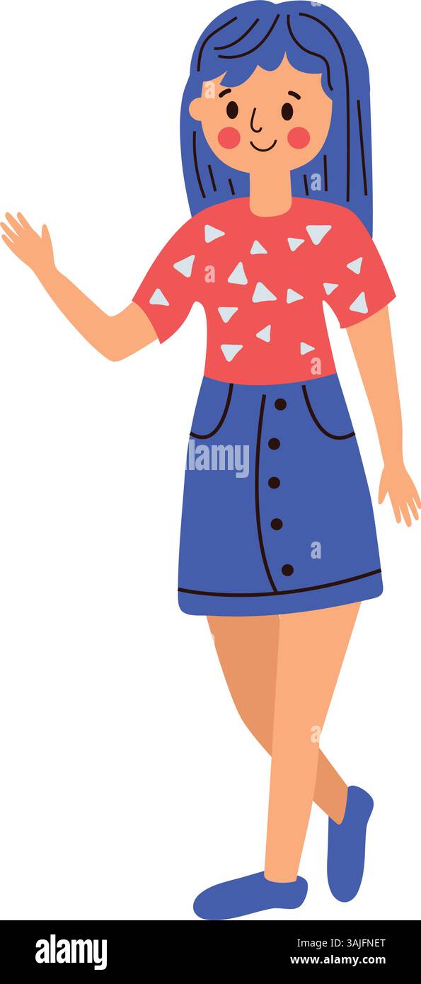 Woman vector cartoon isolated illustration Stock Vector Image & Art - Alamy