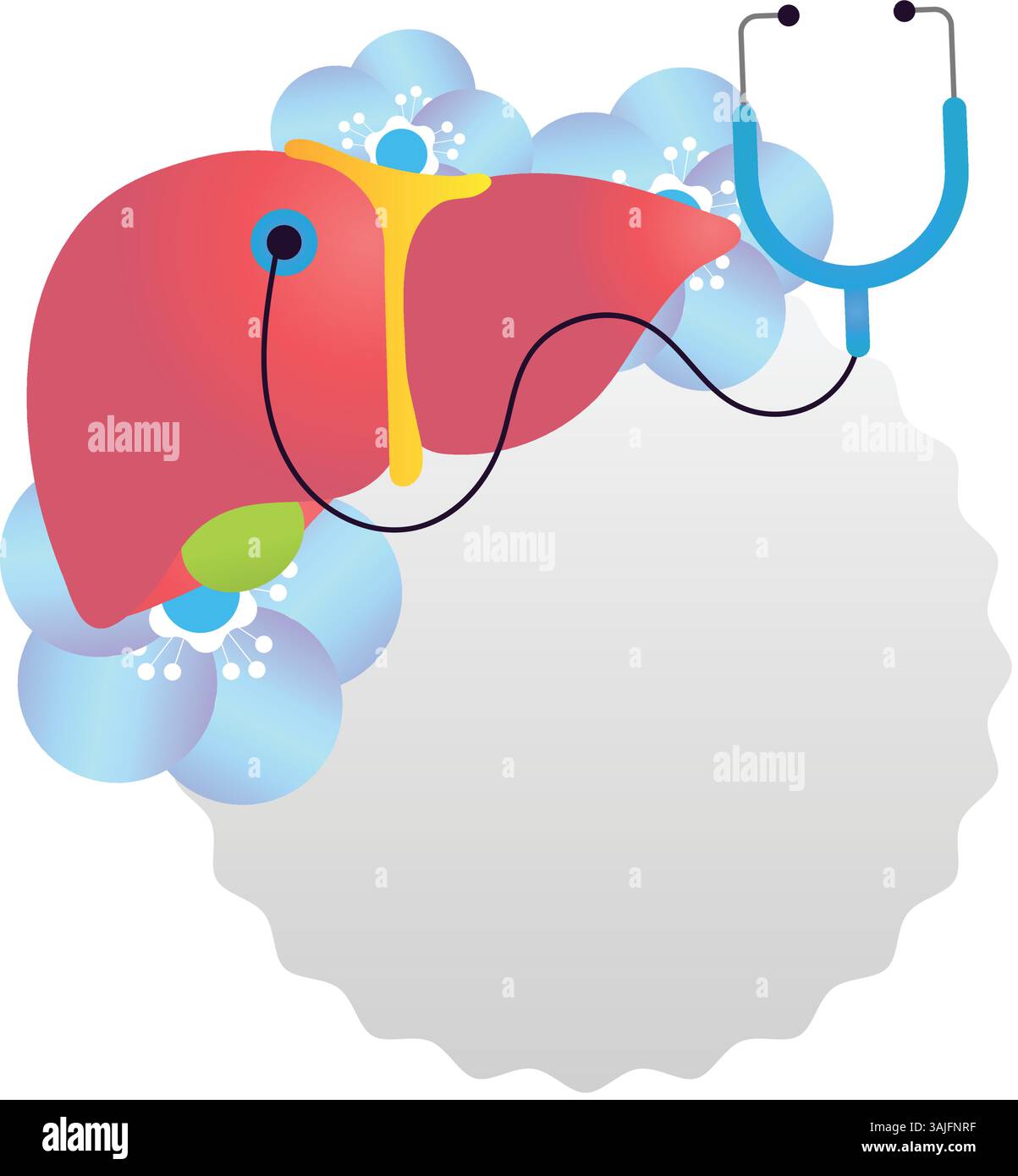 world hepatitis day cartoon vector illustration on the white background ...