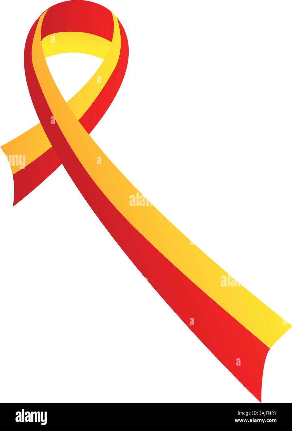 world hepatitis day ribbon symbol, cartoon vector illustration on the ...