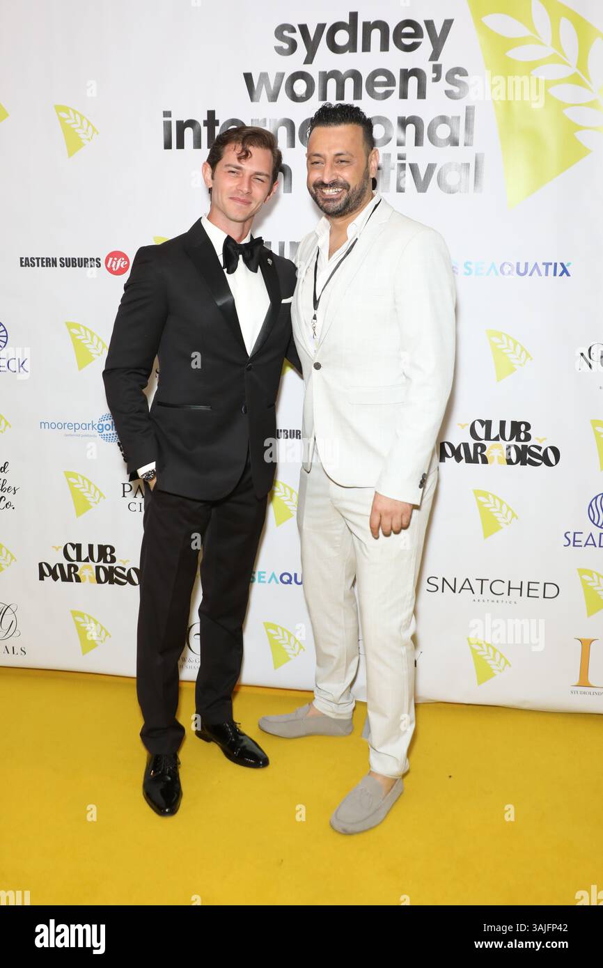 Sydney, Australia. 11th April 2025. Carlos de Sa and Michael El-Bacha ...