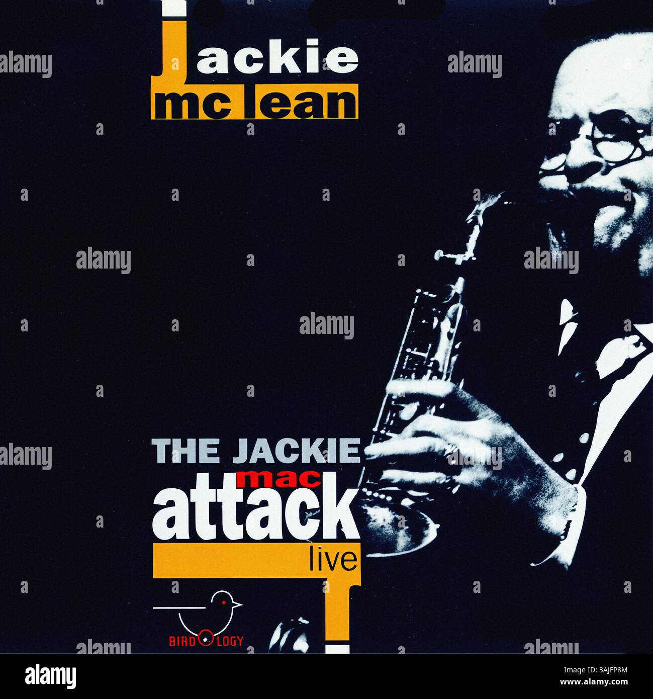 Jackie Mclean - The Jackie Mac Attack - Vintage jazz record cover Stock ...