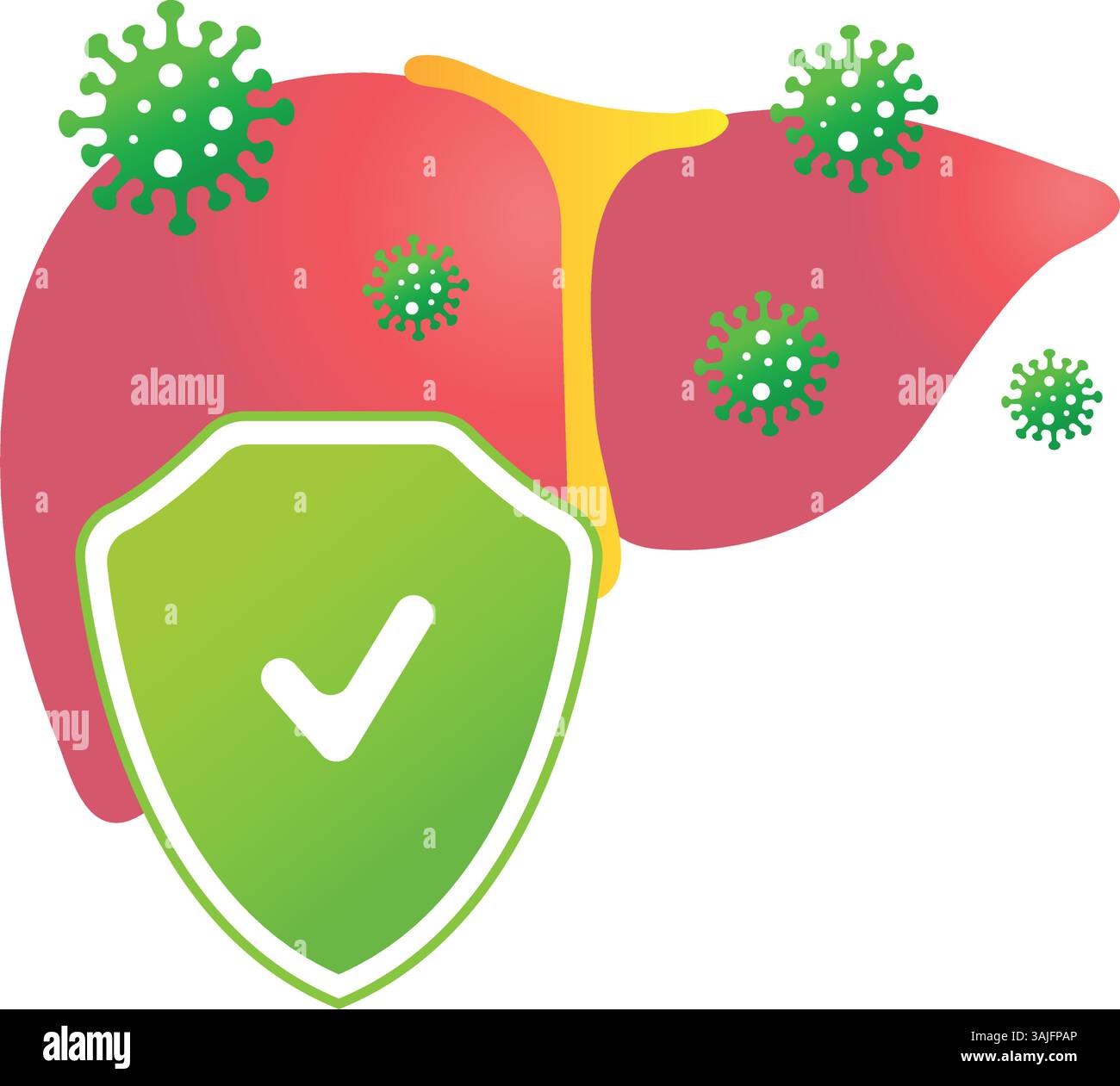 world hepatitis day cartoon vector illustration on the white background ...