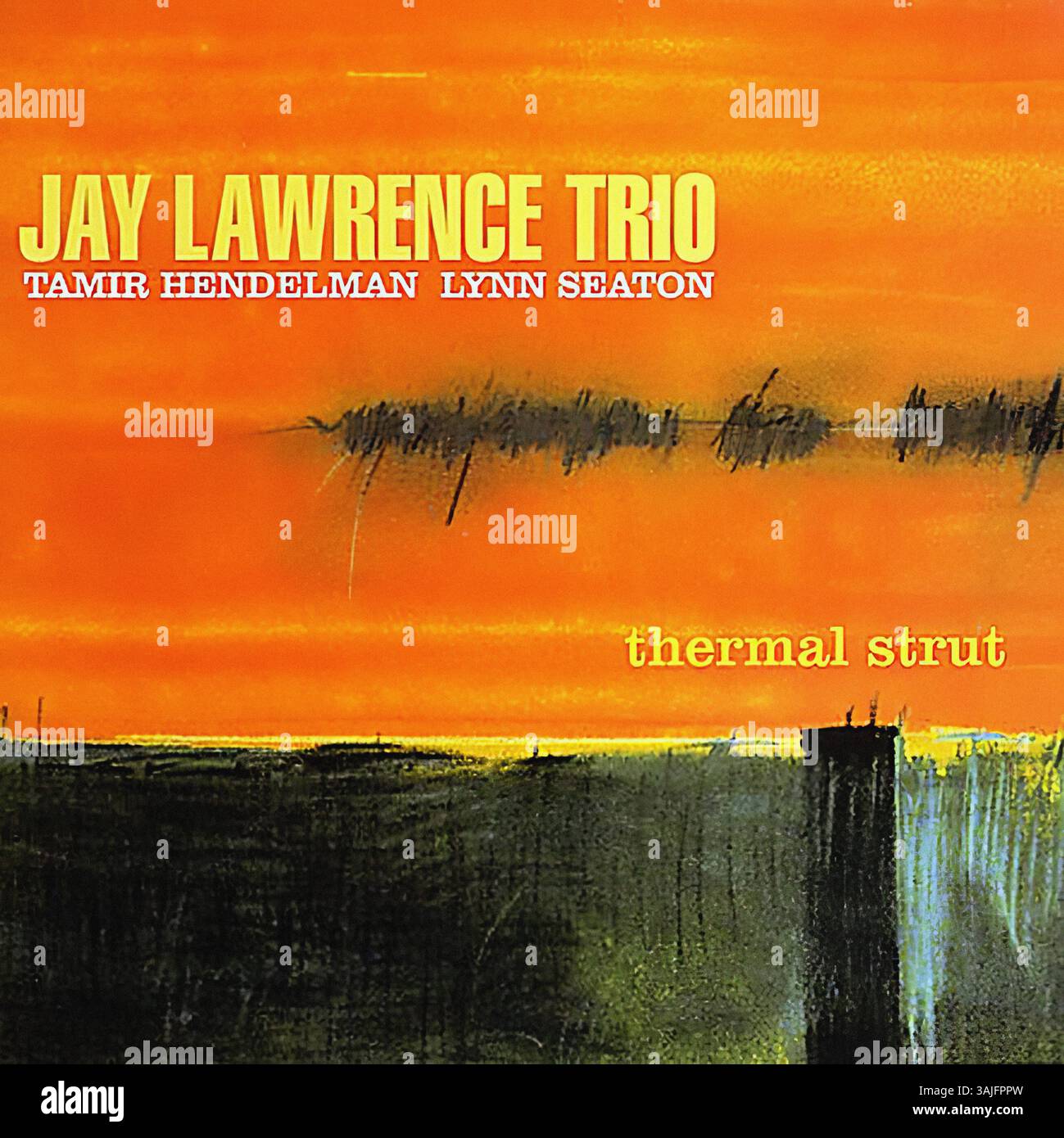 Jay Lawrence - Thermal Strut - Vintage jazz record cover Stock Photo - Alamy