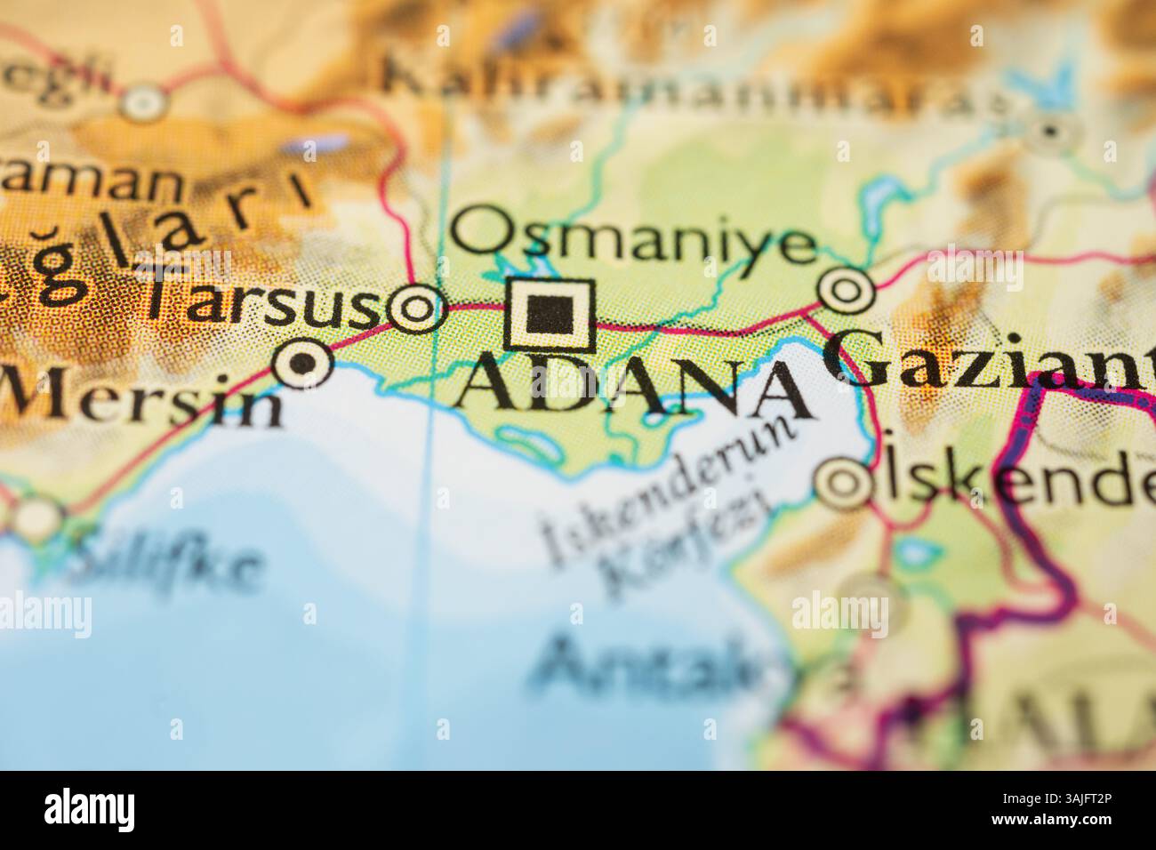 Map of gaziantep hi-res stock photography and images - Alamy