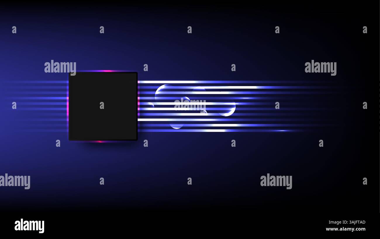 Futuristic Technology Digital microchip, Central Computer Processors ...