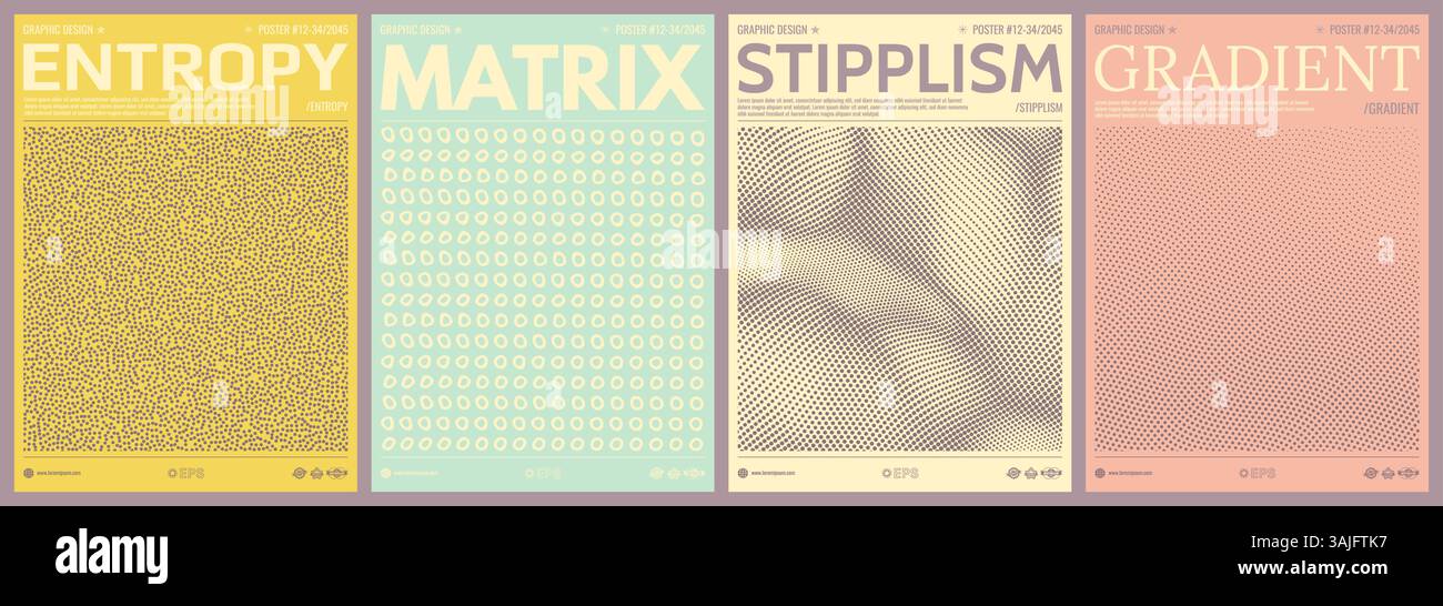 Array with dynamic particles. Background of dots randomly moving on ...