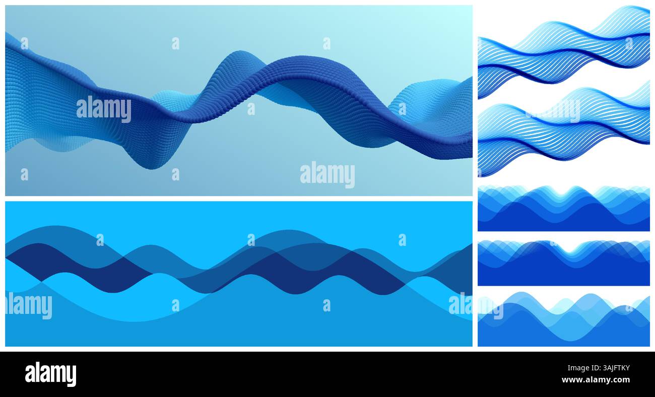 Abstract seascape Cut Out Stock Images & Pictures - Alamy