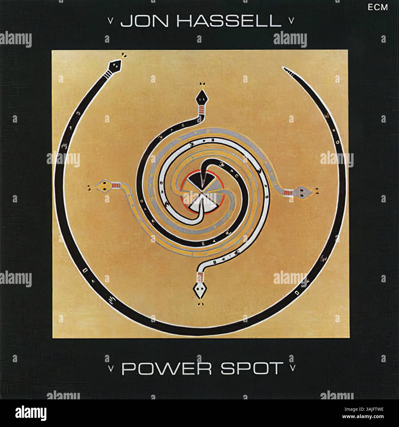 John Hassell - Power Spot - Vintage jazz record cover Stock Photo - Alamy