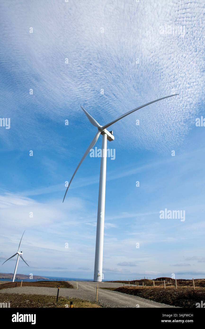 Viking Wind Farm consisting of 103 wind turbines constructed by SSE on ...