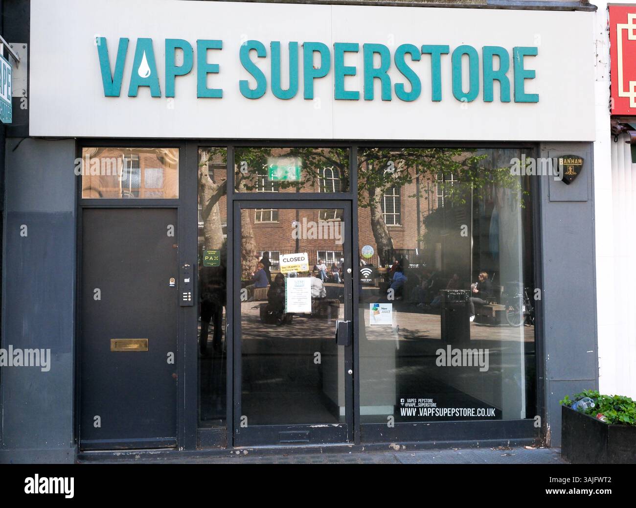 London, UK. 11th Apr 2025. Barbers and vape shops raided in England, believed to be fronts for ...