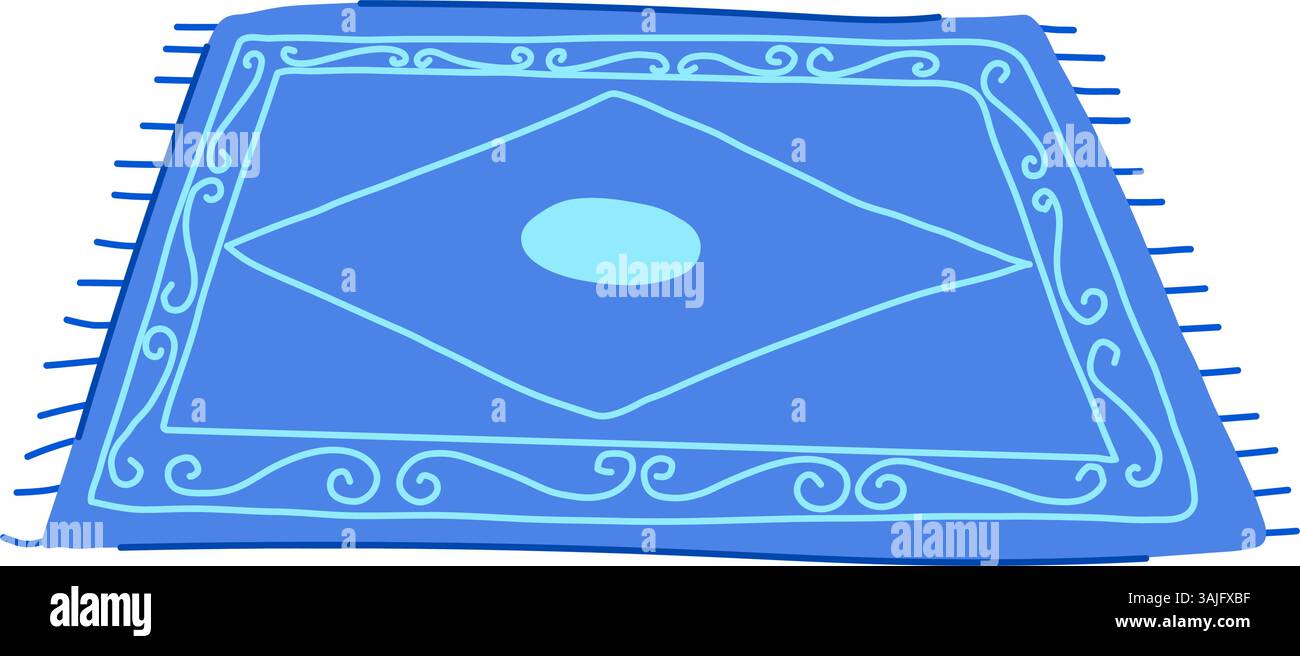 wool area rug cartoon vector illustration Stock Vector Image & Art - Alamy